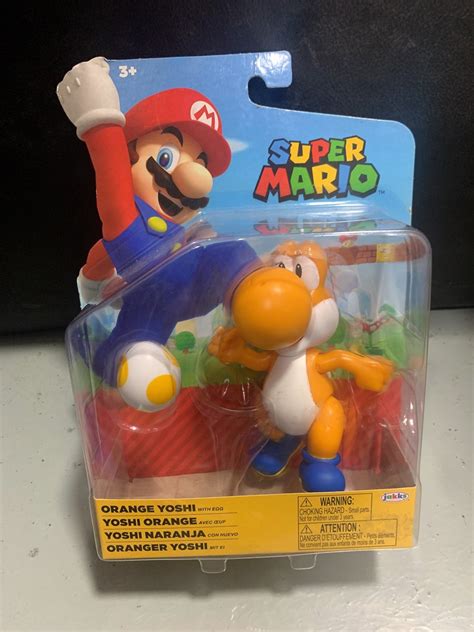 Super Mario Orange Yoshi 興趣及遊戲 玩具 And 遊戲類 Carousell