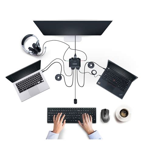 Startech 2 Port Usb C Cable Kvm Switch C2 D46 Uc2 Cbl Kvm Mwave