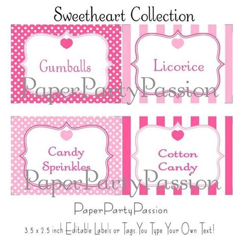 Candy Buffet Labels Template Free Bing Images Candy Buffet Labels Candy Bar Labels Template