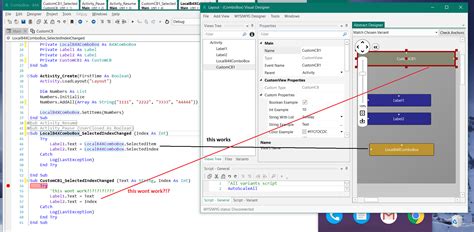Catch SelectedIndexChanged Event From Custom Control B4X Programming