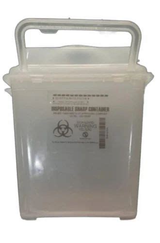 White 5l Bio Medical Sharp Container Capacity 10 L At Rs 90 Piece In New Delhi