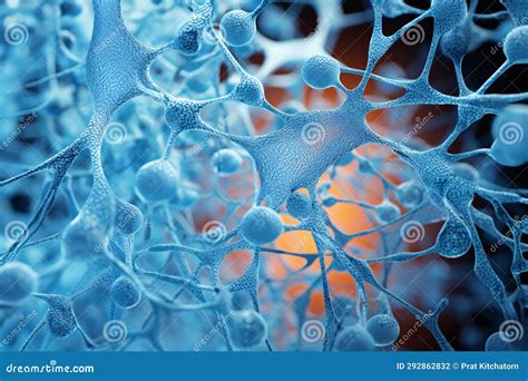 Neuronal Structure Of Brain Generative Ai Stock Illustration