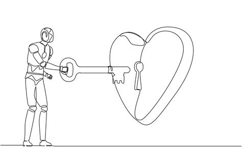 Robot Heart Drawing At William Gainey Blog