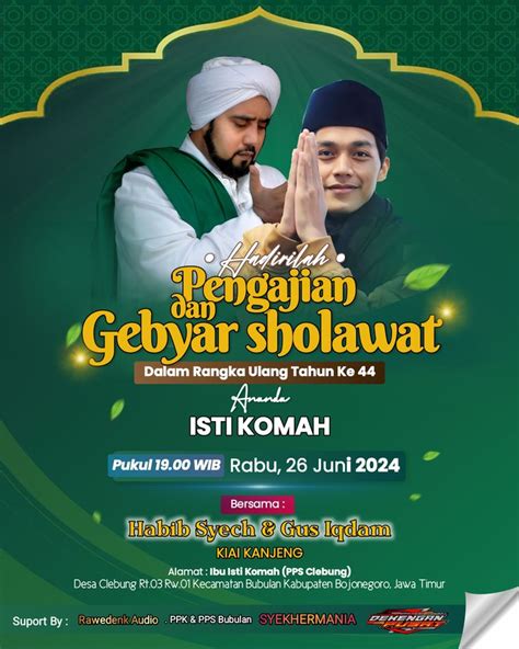 Pamflet Pengajian Ulang Tahun