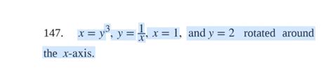 Solved For The Following Exercises Use Shells To Find The