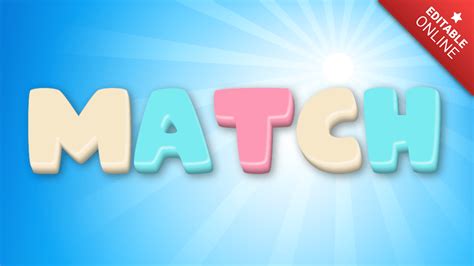 Match Text Effect Generator TextStudio