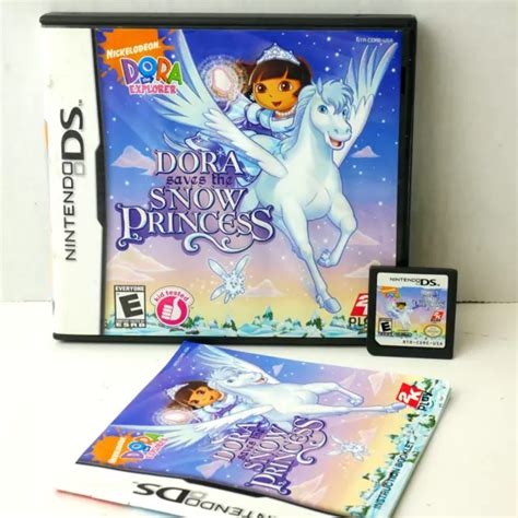 Dora The Explorer Dora Saves The Snow Princess Nintendo Ds Complete W
