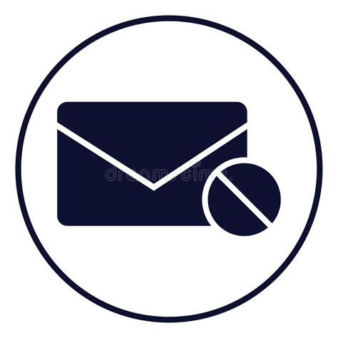 ui message ignore icon stock vector illustration of concept 258924667