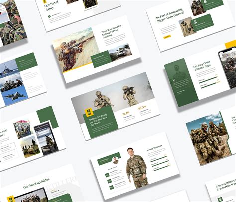 Artilleri Military Army PowerPoint Template Behance