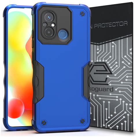 ETUI EXOGUARD DUAL SZKŁO XIAOMI REDMI 12C PANCERNE CASE OBUDOWA