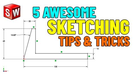 Solidworks On Linkedin 5 Awesome Sketching Tips And Tricks In Solidworks Engineers Rule
