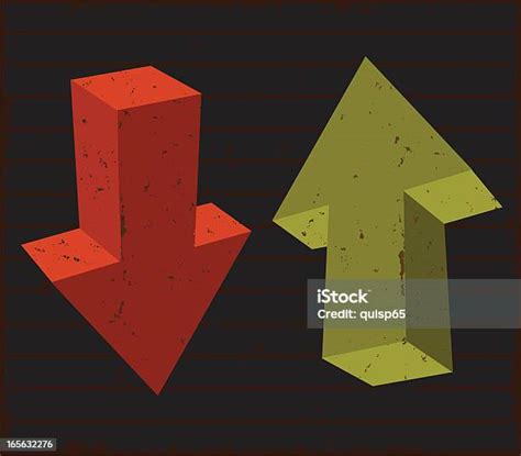위쪽 아래쪽 화살표 화살표에 대한 스톡 벡터 아트 및 기타 이미지 화살표 0명 3차원 형태 Istock