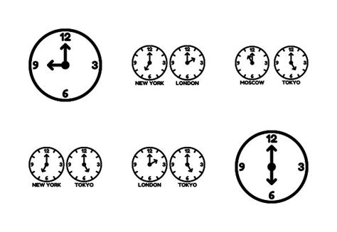 Time Zone Icons By Graphicpedia Time Zones Zone Icon