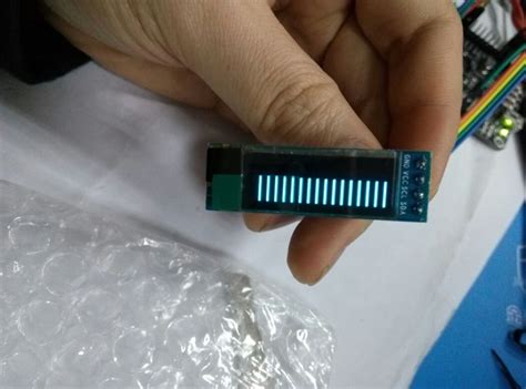 091 Inch 128x32 I2c Iic Blue Oled 9934 From Icstation On Tindie