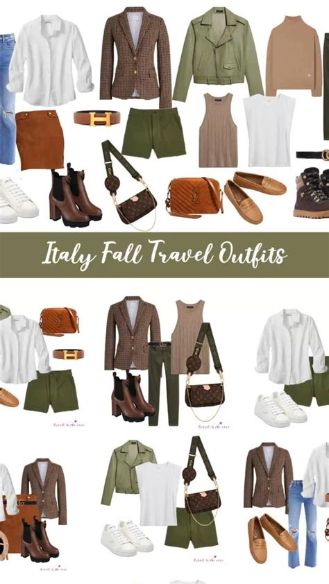Italy Fall Travel Outfits