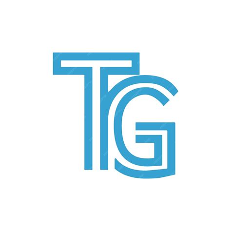 Premium Vector Tg Logo Design Vector Creative Gt Logo Vector Tg Logo