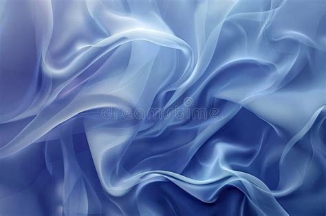 Monochromatic Blue Background With Subtle Abstract Shapes Evoking A