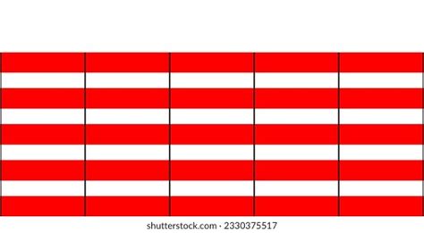 Red White Blank Text Column Stock Vector Royalty Free 2330375517