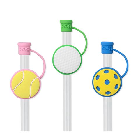 Lets Go Girls Straw Topper Set Swig Life