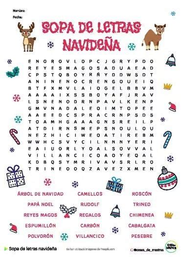 Pin By Edda Jannett On Sopa De Letras Basic Spanish Words Christmas