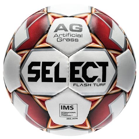 Select Football Flash Turf Artificial Grass - White/Red
