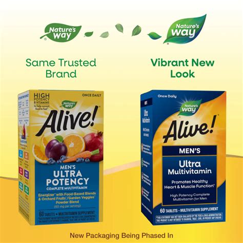 Nature’s Way, Alive! Men’s Ultra Multivitamin (60 таб.), мужские ...