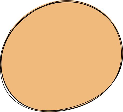 Hand Drawn Colored Round Blob Clip Art 22183129 Png