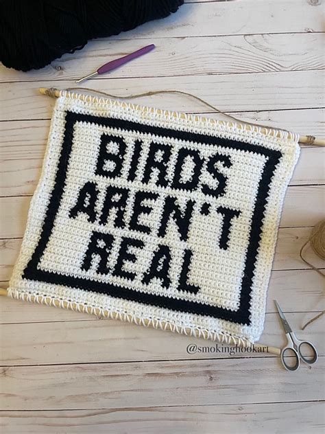Ravelry Birds Arent Real Tapestry Pattern By Nicole Anton