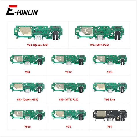 Usb Charging Port Dock Plug Connector Charger Board With Microphone Flex Cable For Vivo Y Y