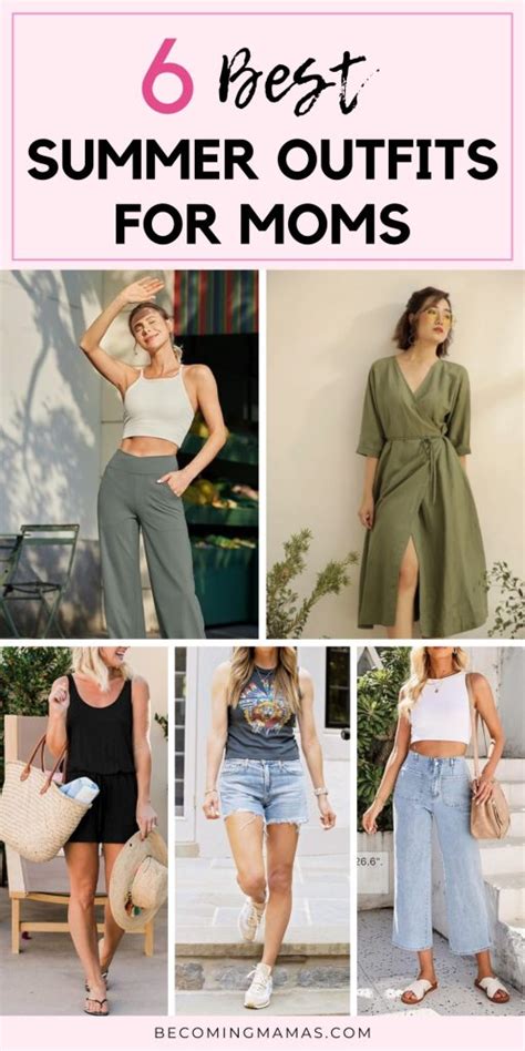 Simple And Stylish Mom Outfits For Summer