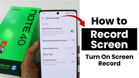 How To Record Screen On Infinix Note Turn On Screen Record YouTube