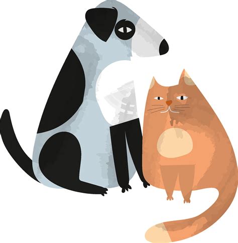 52300 Dog And Cat Illustrations Royalty Free Vector Graphics Clip