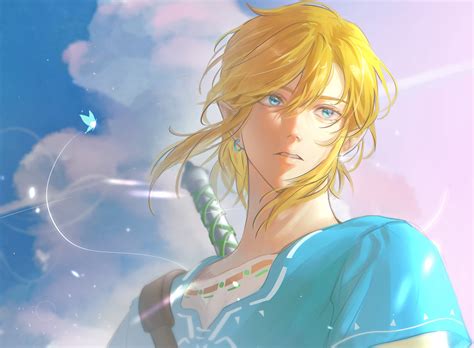 Link Navi Nintendo The Legend Of Zelda The Legend Of Zelda Breath Of The Wild Absurdres