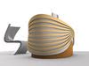 Parametric Wavy Reception Desk 3D Model CGTrader