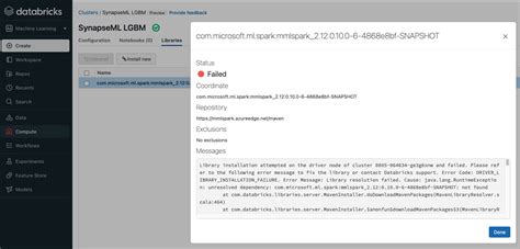java lang unsatisfiedlinkerror com microsoft ml lightgbm
