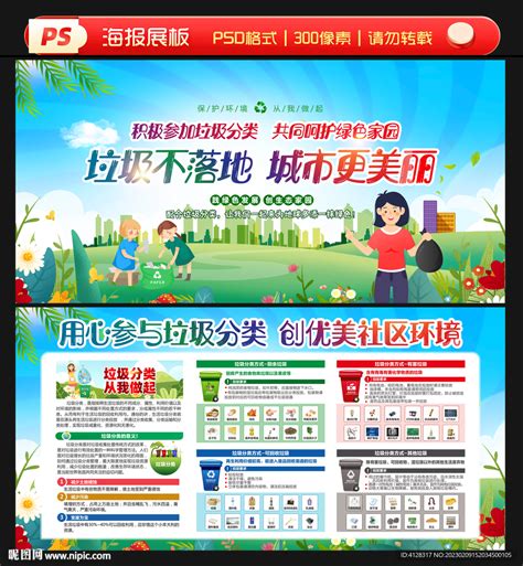 垃圾分类海报 设计图 广告设计 广告设计 设计图库 昵图网