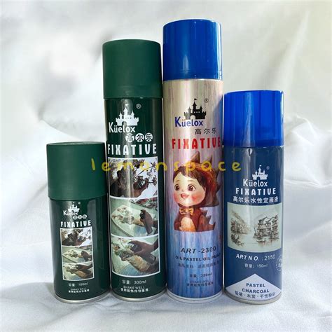 Kuelox Fixative Art Spray For Artwork Coating Watercolor Gouache