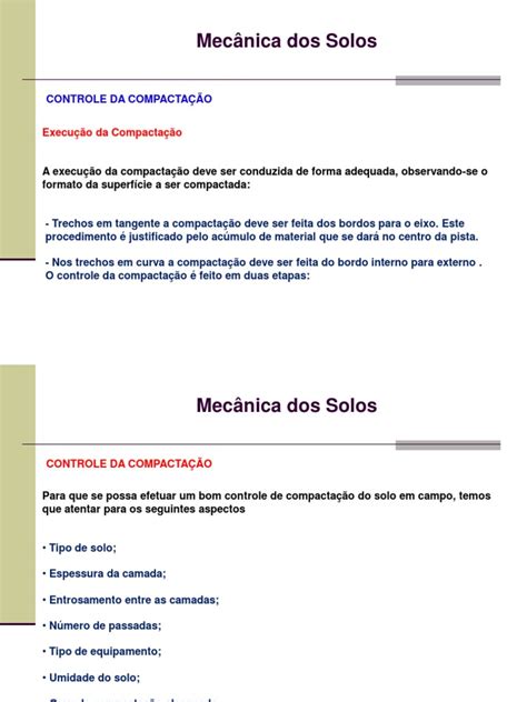 Aula 08 Mec Solos Pdf Mecânica Dos Solos Solo