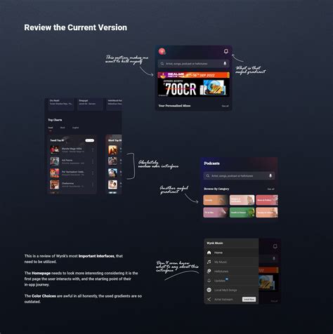 Wynks Music Redesign App Ui Ux Design On Behance