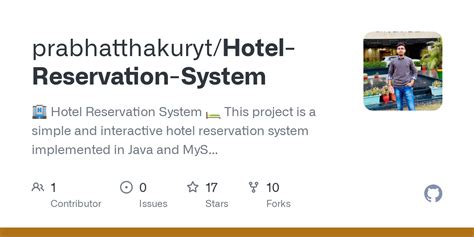 Github Prabhatthakurythotel Reservation System 🏨 Hotel Reservation System 🛏️ This Project Is