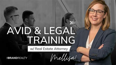 Avid And Legal Training W Real Estate Attorney Melissa 2282023 Youtube