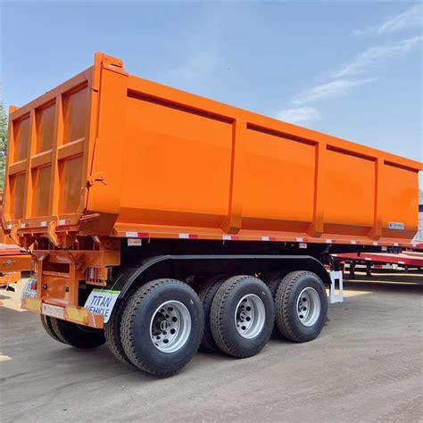 Tri Axle 35cbm Semi End Dump Trailer For Sale Price In Zimbabwe End