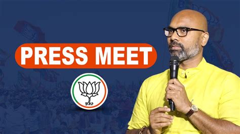 Press Meet Mp Arvind Dharmapuri Youtube