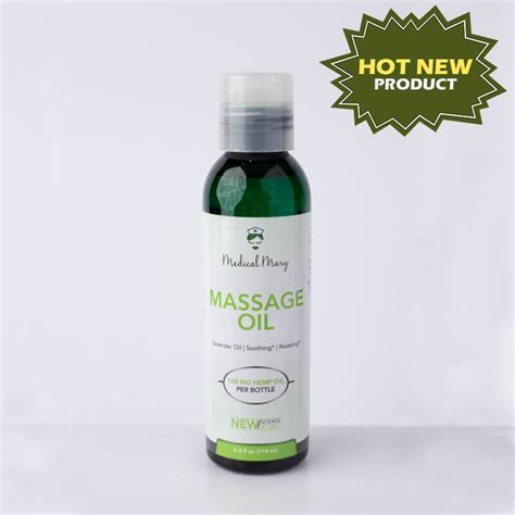Medical Mary Cbd Massage Oil Lavender 100mg Nohigh