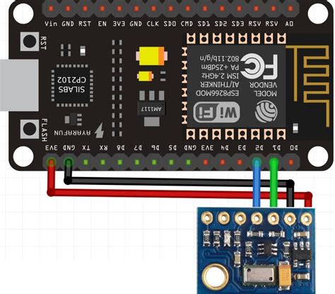 Esp Nodemcu With Ms Barometric Pressure Sensor
