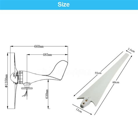 Windkraftanlage 12V 24V 48V 3000W Windgenerator Vertikal Windrad