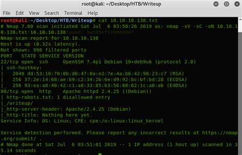 Writeup101010138hackthebox Lets Start With A Quick Nmap And Look