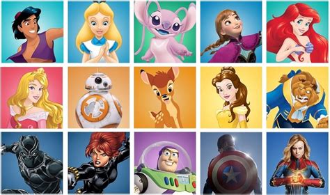 herunter nehmen Versicherung Morbidität disney figuren liste