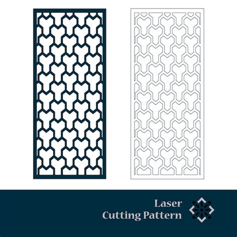 Premium Vector Laser And Cnc Cut Template Pattern Metal Cutting Or