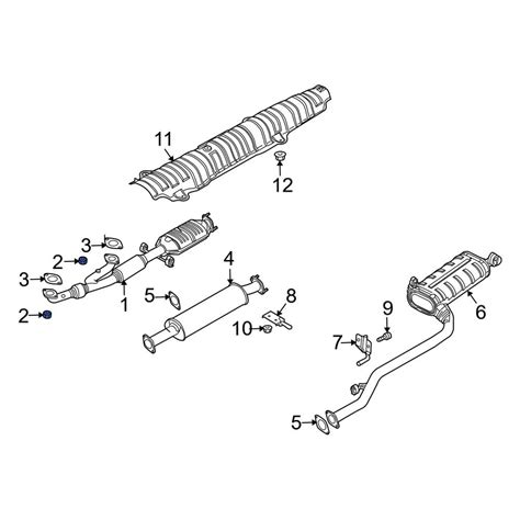 Kia OE 2867921000 - Exhaust Pipe Nut